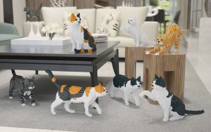 Il fabrique des chats grandeur nature en LEGO et les vend 70 € - Creapills