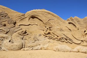 Ce festival de sculpture sur sable rend hommage à la vie sous-marine ...