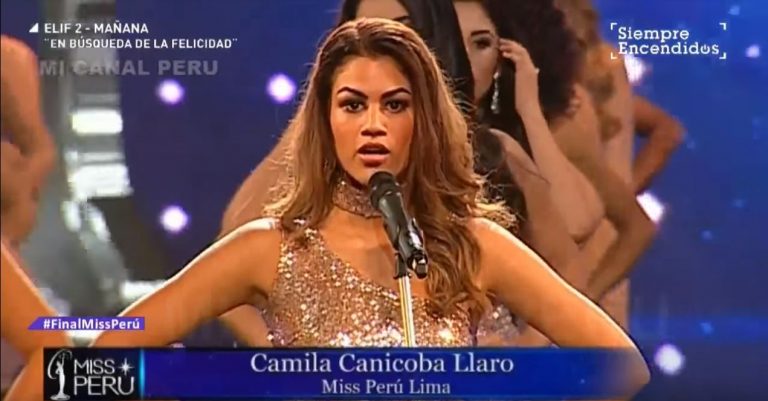 Les mensurations de Miss Pérou 2018 doivent retenir votre attention ...