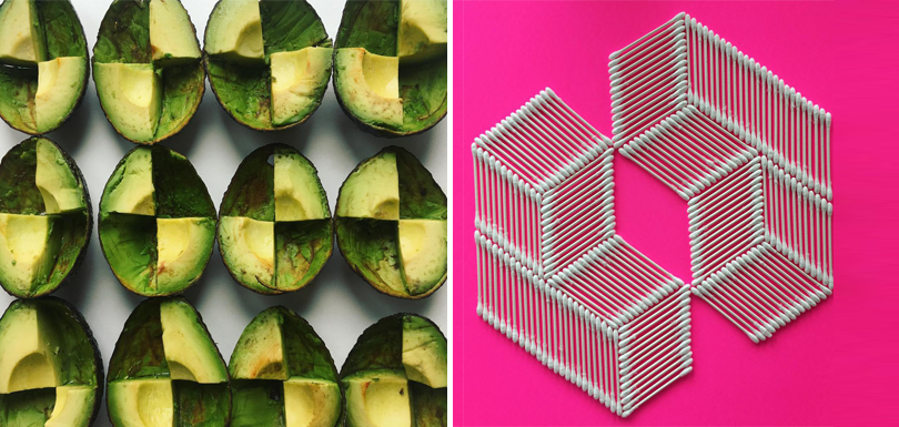 Il transforme les objets du quotidien en formes géométriques hypnotisantes