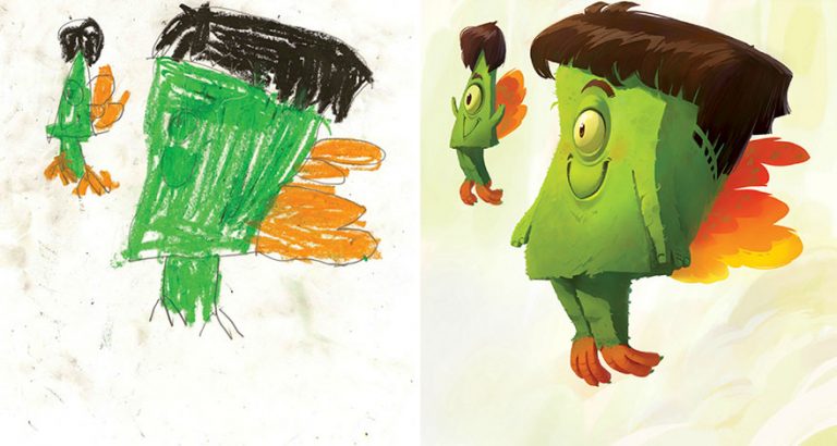 Ces artistes revisitent à leur manière les dessins de monstres des ...