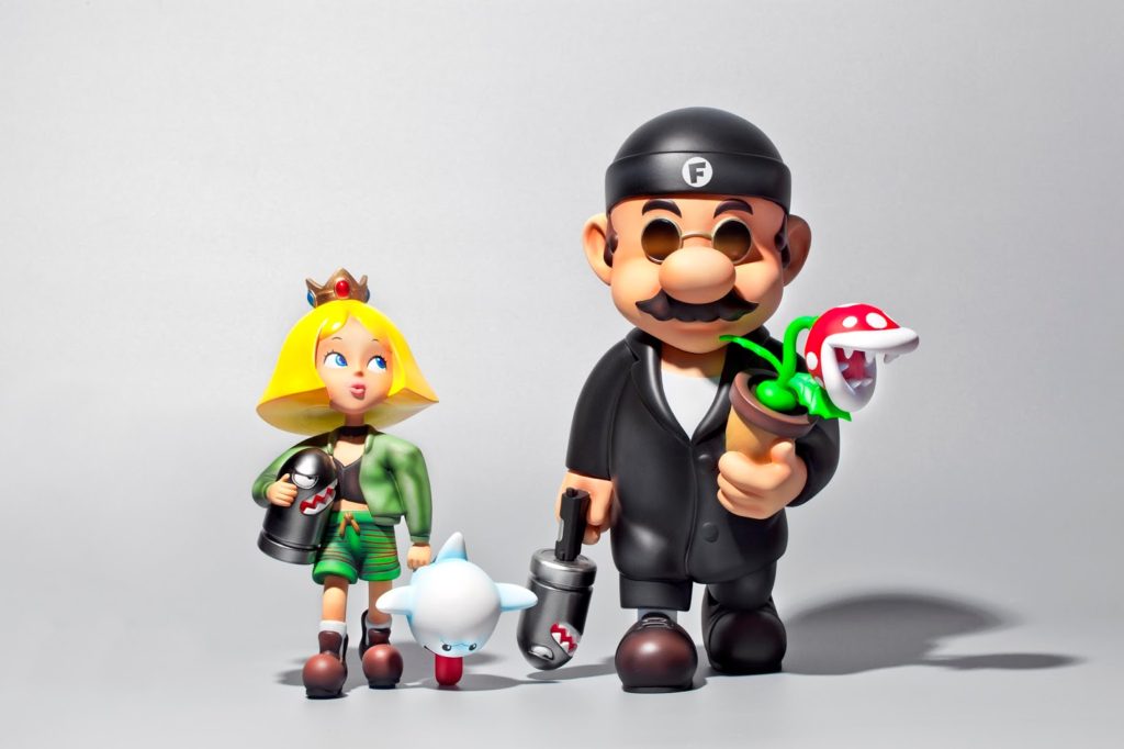 Cette figurine Super Mario rend un parfait hommage créatif au film Léon