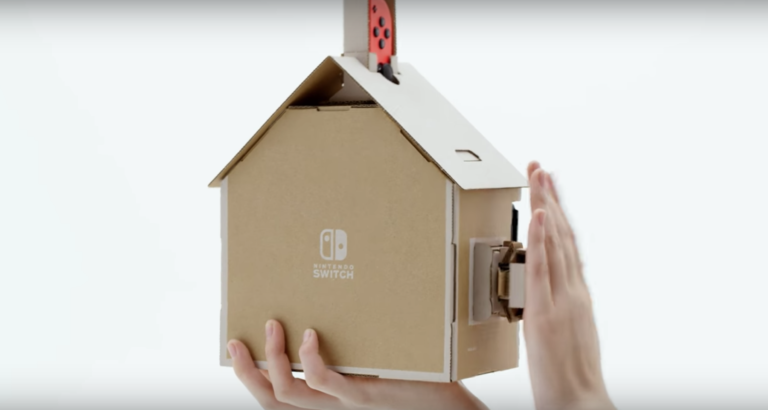Nintendo révolutionne sa Switch... en vous faisant jouer avec du carton ...