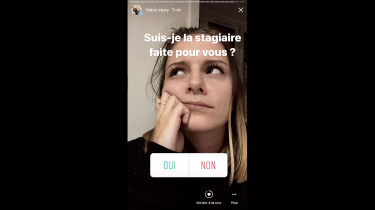 Mieux qu'un CV papier : elle réalise son CV sur Instagram Stories ...