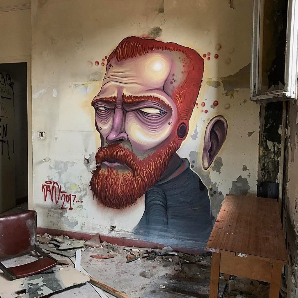 Il caricature les personnages célèbres avec un style cartoonesque ...