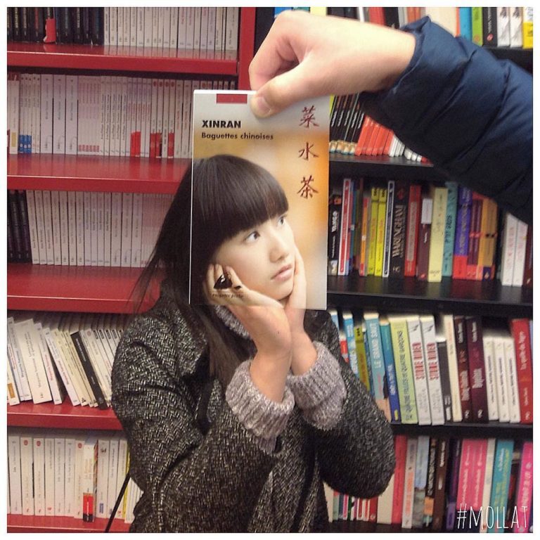 La librairie Mollat continue à mettre en scène ses couvertures de livres