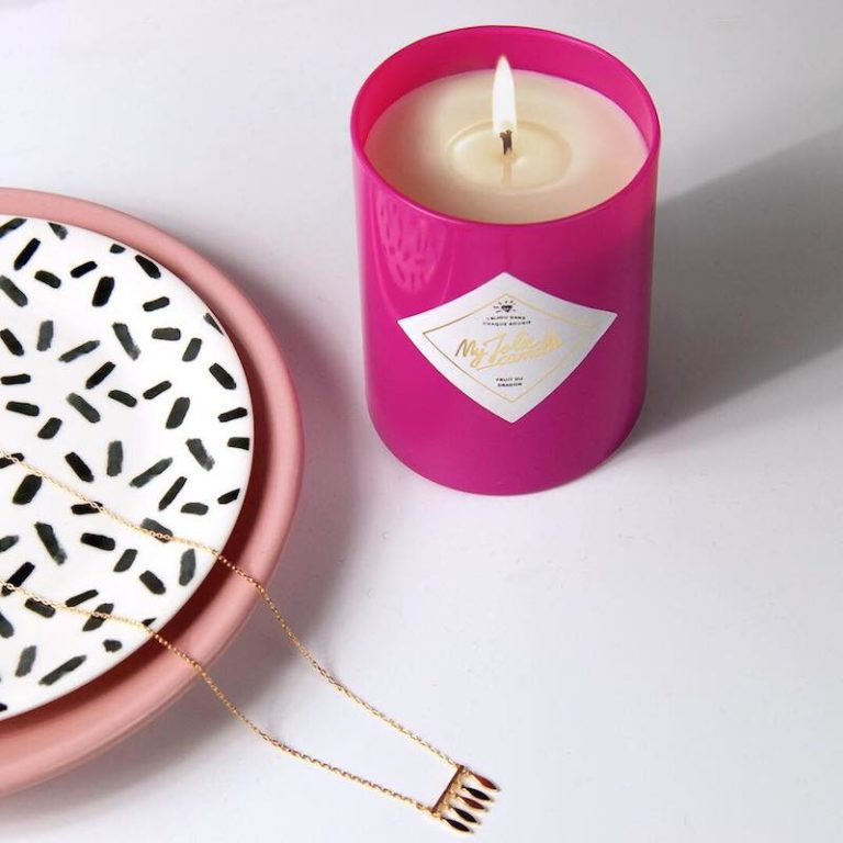 My Jolie Candle : la bougie parfumée qui se consume en révélant un ...