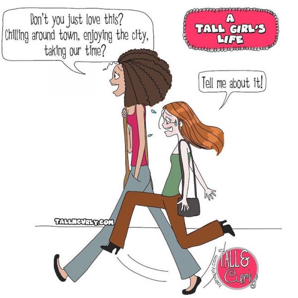 Tall N Curly : l'illustratrice qui dépeint avec humour la vie des ...