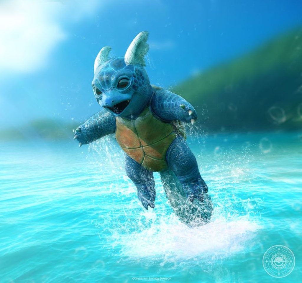 L'artiste Joshua Dunlop illustre les Pokémon de manière réaliste et ça ...