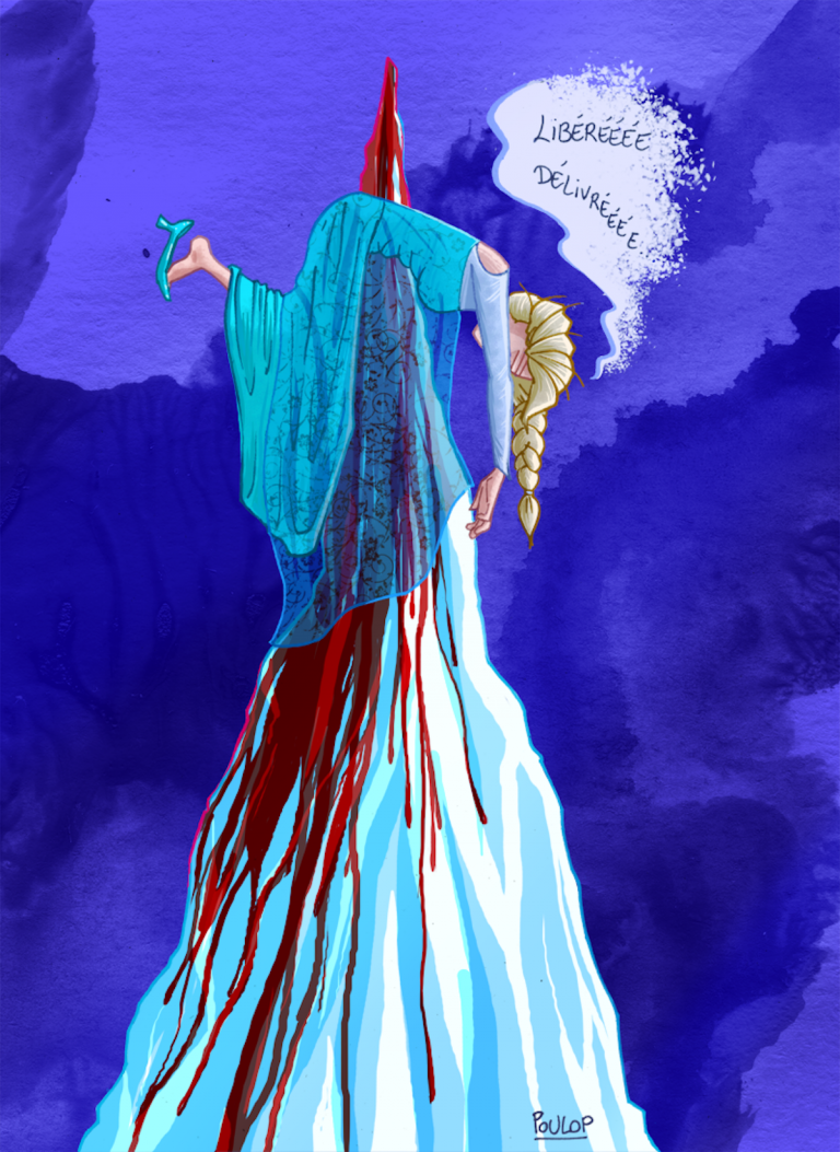 Cet illustrateur imagine la mort de 14 princesses Disney en respectant ...