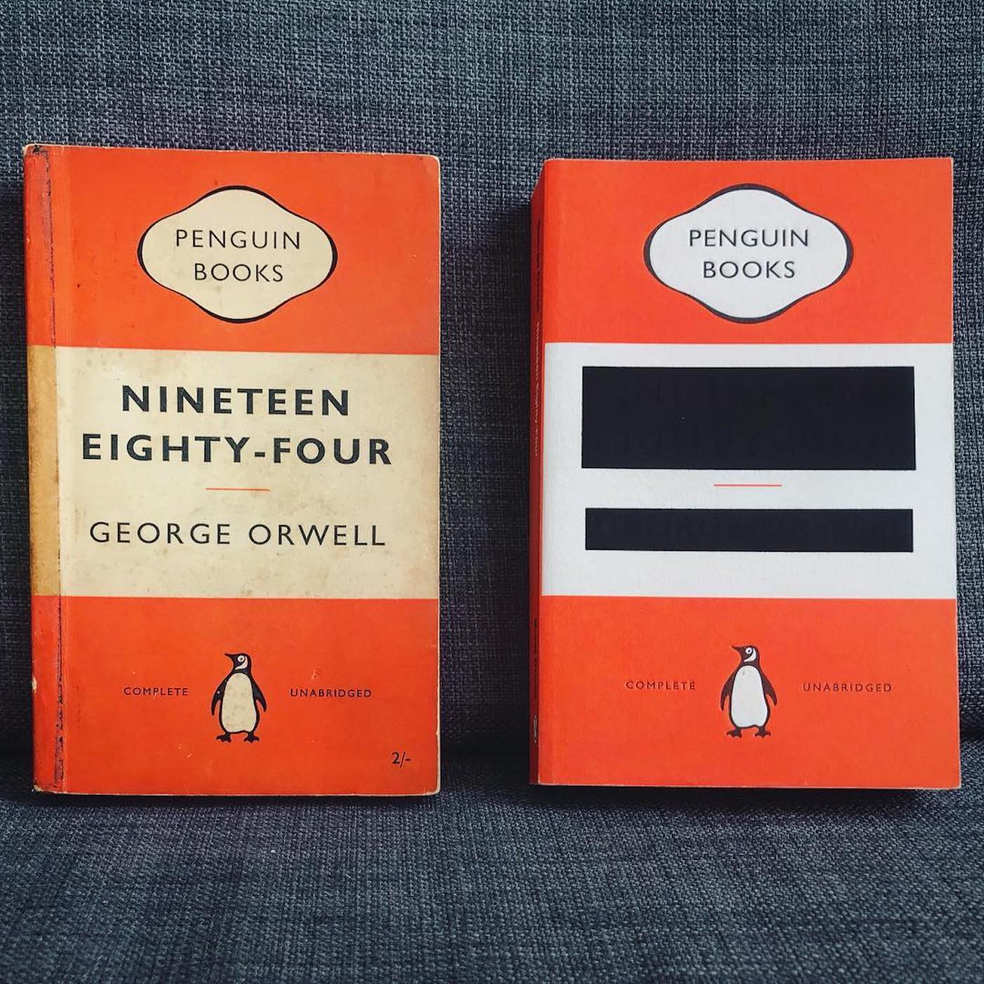 La couverture de cette édition de "1984" évolue avec le temps pour ...