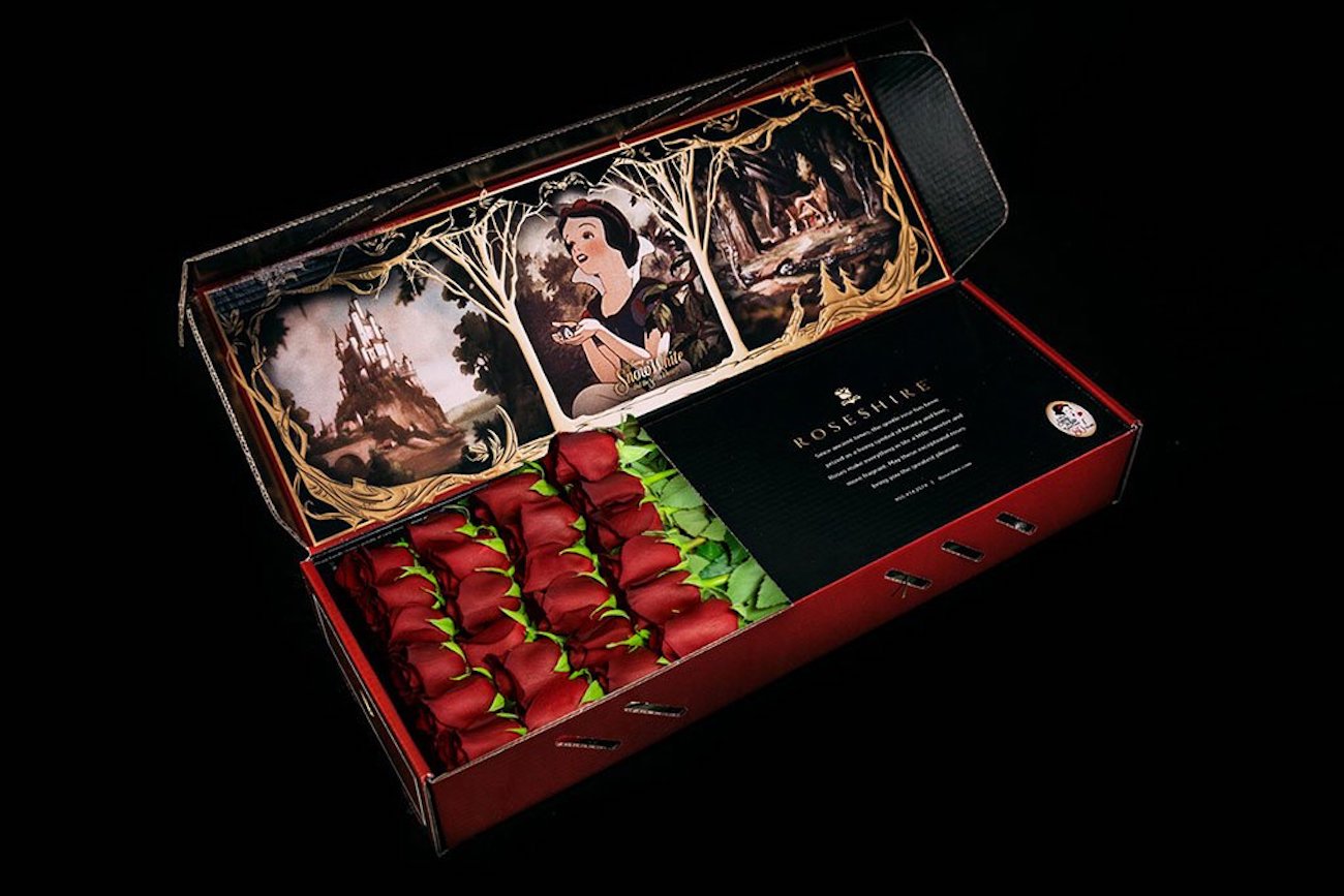 Disney dévoile des bouquets de roses aux packagings créatifs en hommage ...