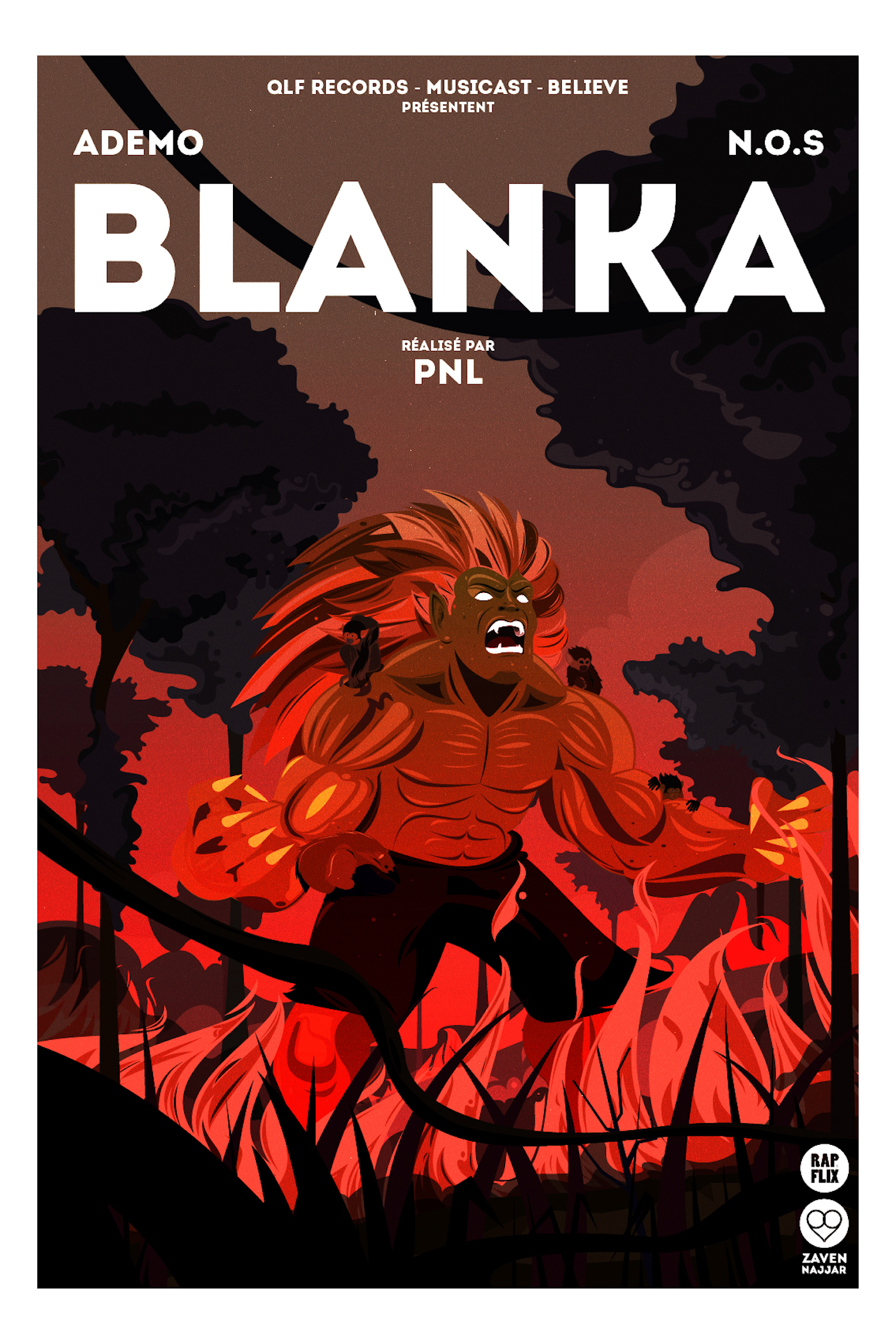 Ce graphiste transforme les tubes de rap célèbres en affiches de cinéma ...
