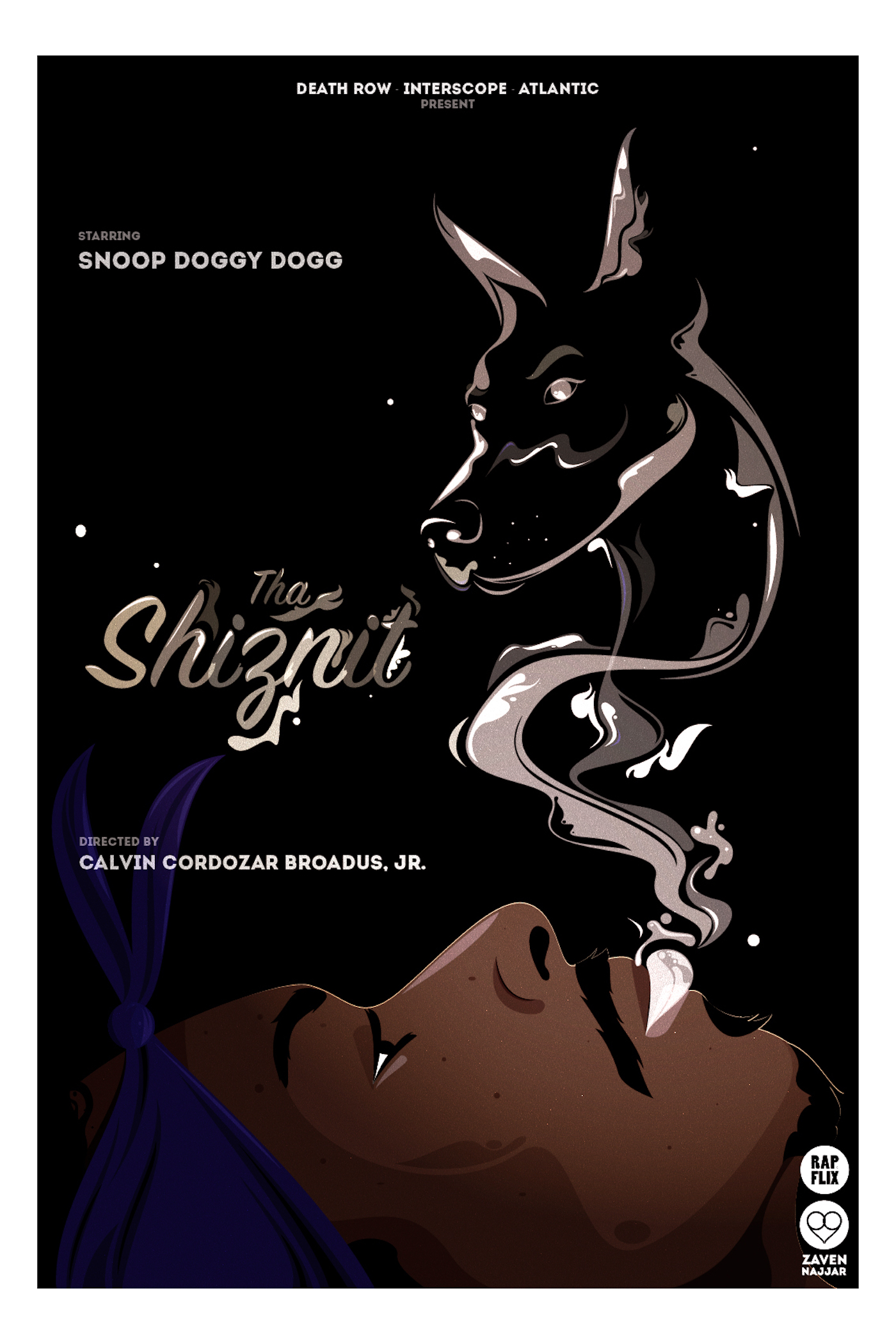Ce graphiste transforme les tubes de rap célèbres en affiches de cinéma ...