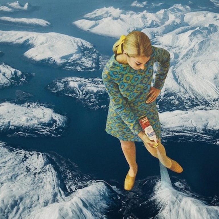 Cet artiste détourne des photos vintage pour créer des collages ...