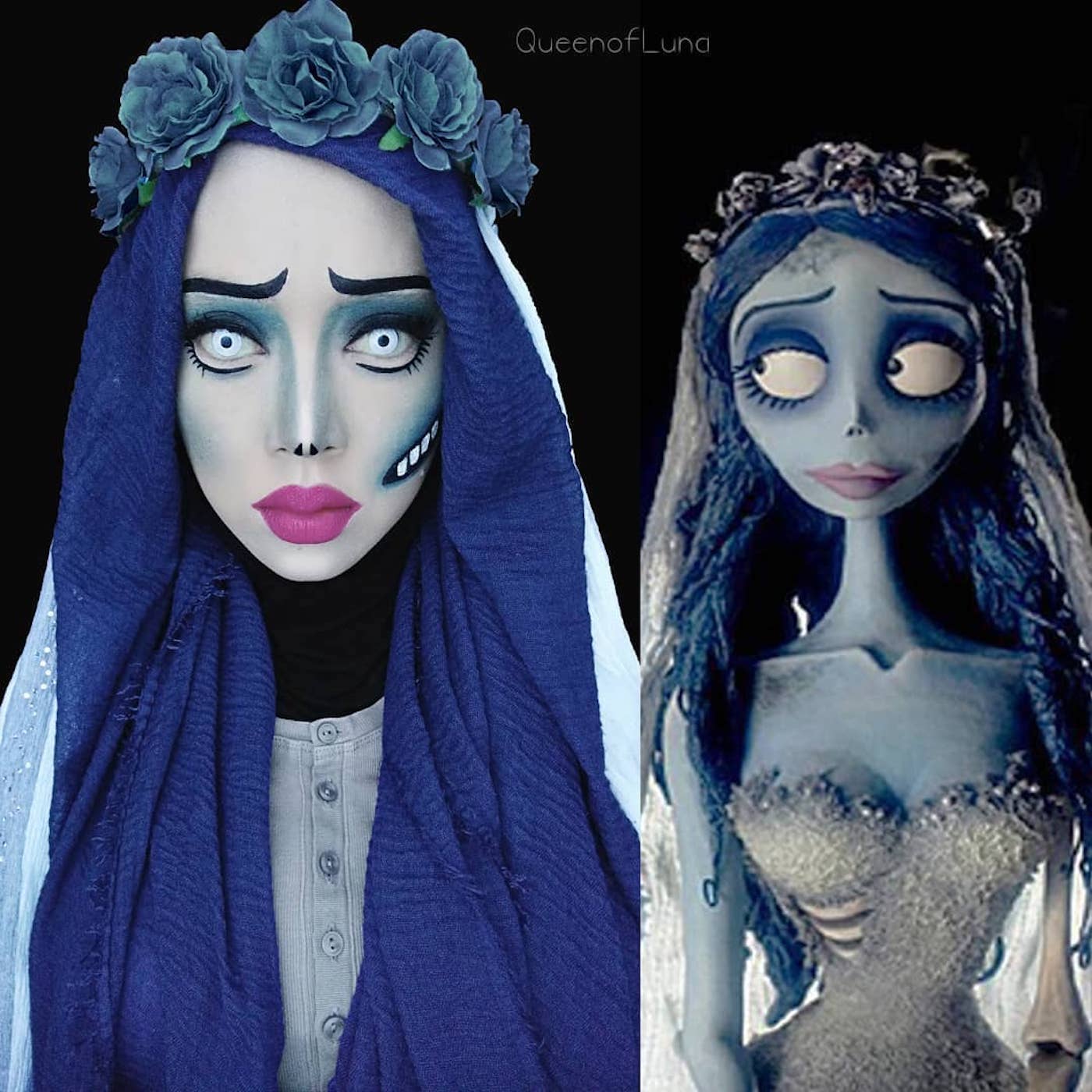 En jouant avec son hijab, cette artiste se transforme en n'importe quel ...