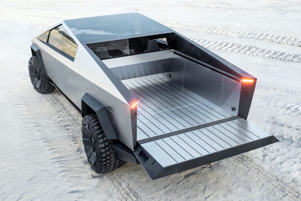 Tesla dévoile son premier modèle de pick-up et son design ne plaît pas ...