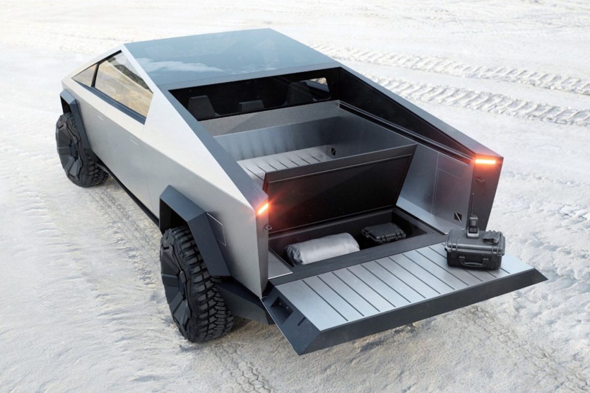 Tesla dévoile son premier modèle de pick-up et son design ne plaît pas ...