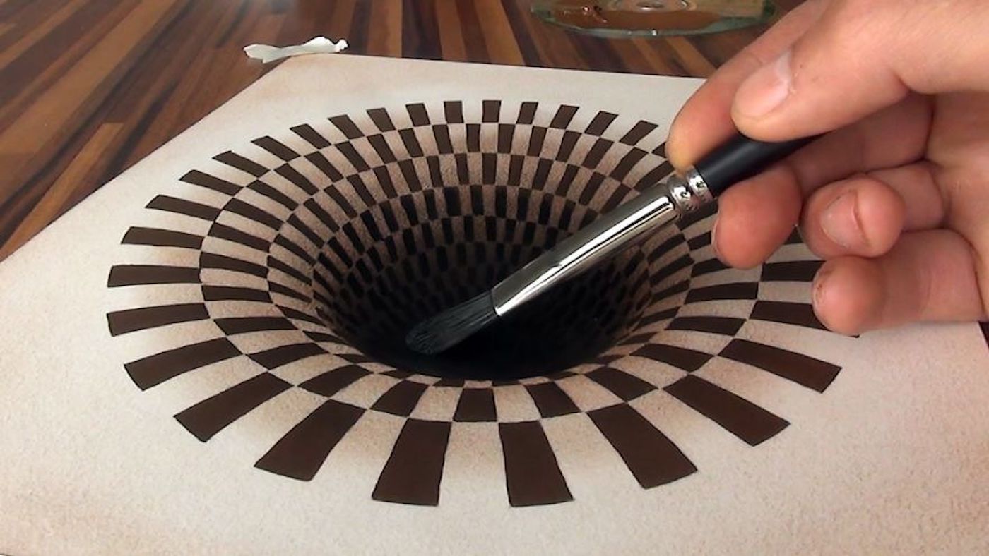 Ce roi de l'anamorphose dessine des illusions 3D bluffantes qui ...