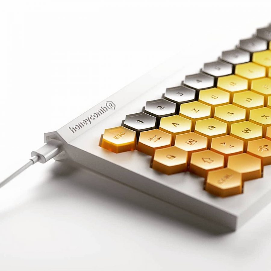 Le design de ce clavier d'ordinateur est directement inspiré du nid d ...