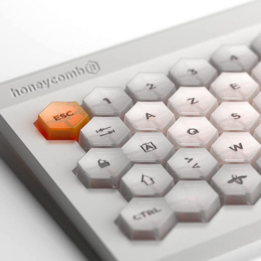 Le design de ce clavier d'ordinateur est directement inspiré du nid d ...