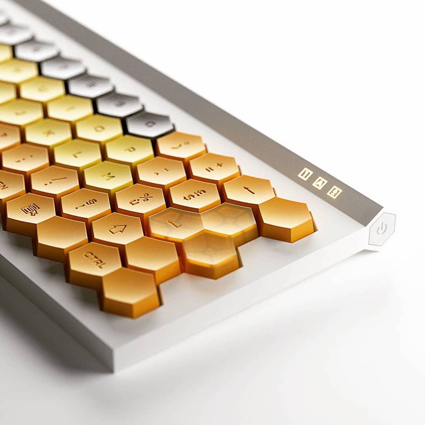Le design de ce clavier d'ordinateur est directement inspiré du nid d ...