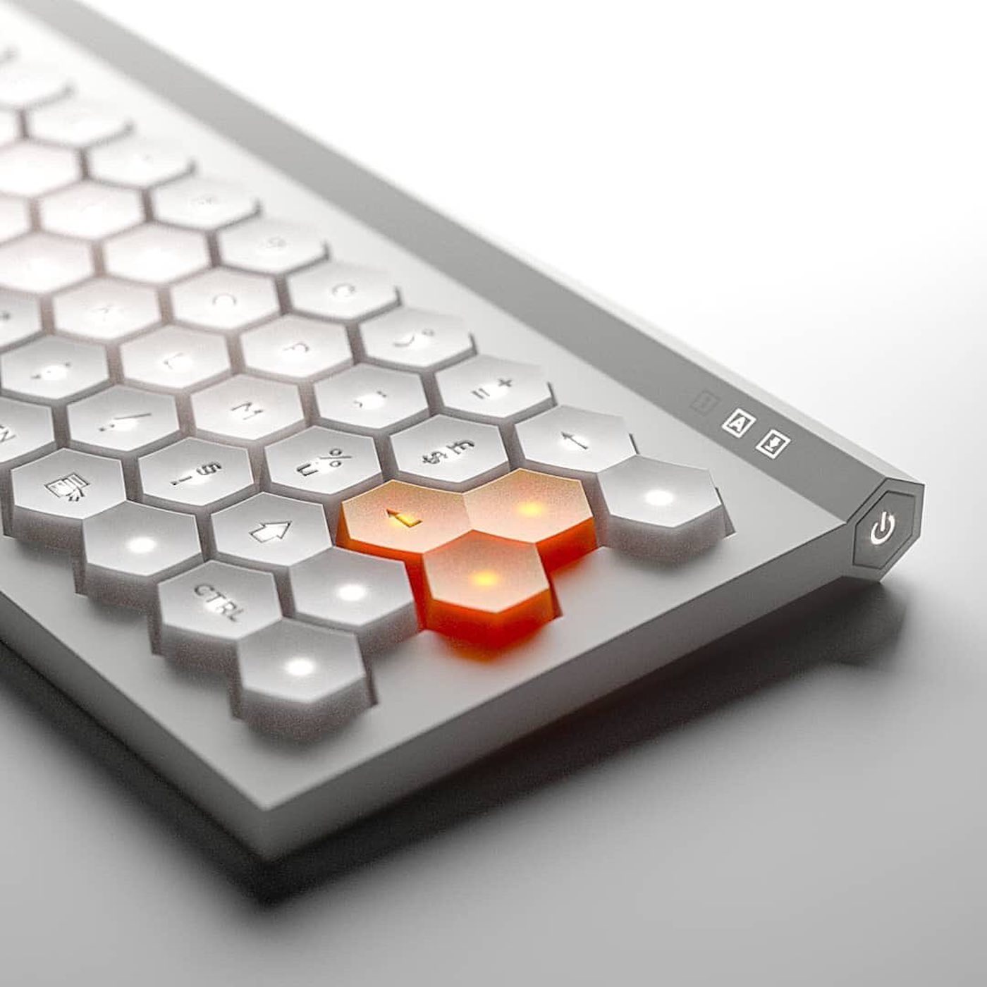 Le design de ce clavier d'ordinateur est directement inspiré du nid d ...
