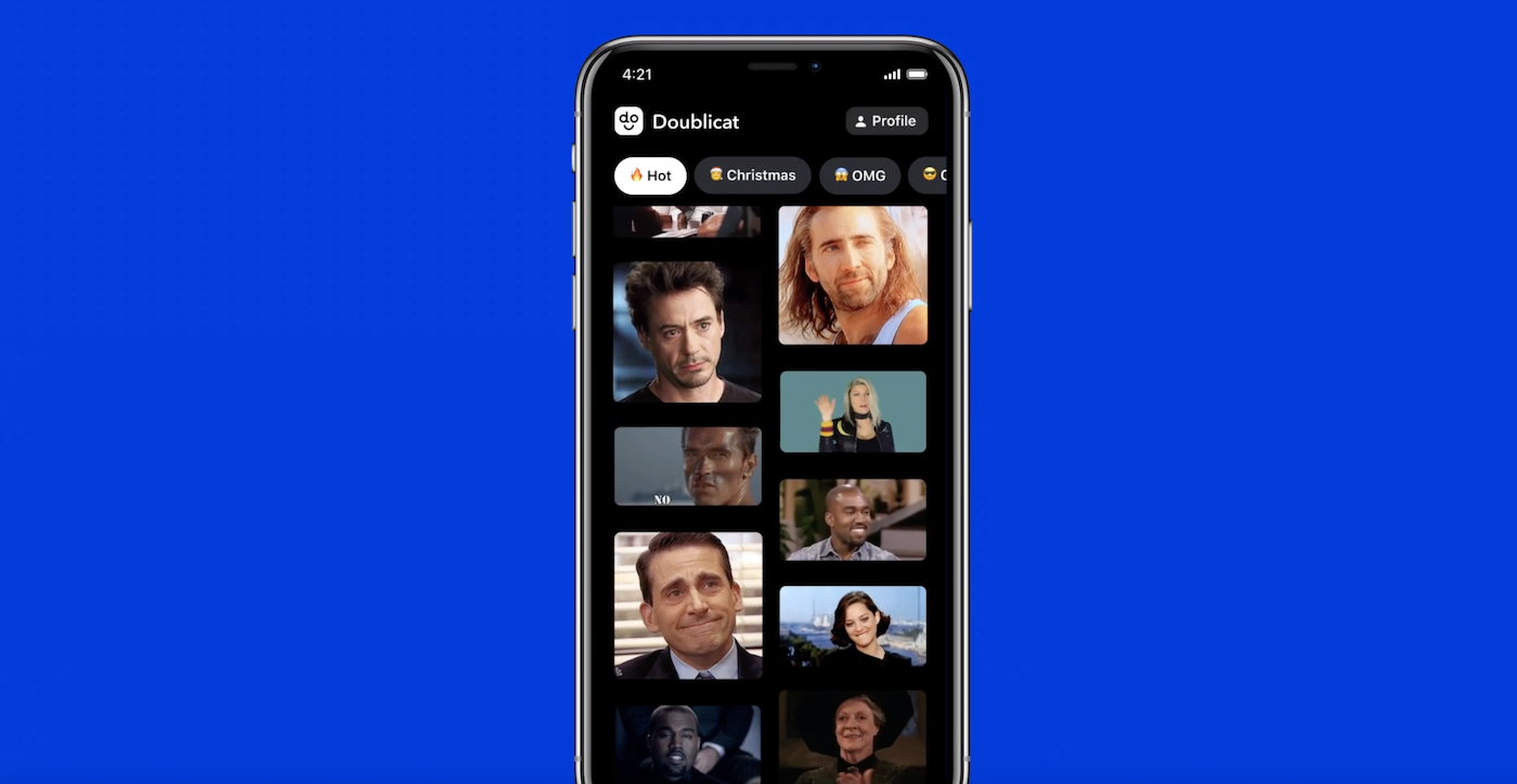Doublicat : l'application qui intègre votre visage sur des GIFs cultes ...