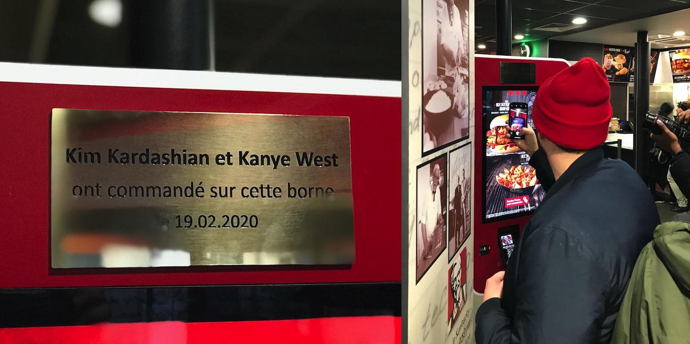 À Paris, KFC installe une plaque commémorative sur la borne où Kim ...