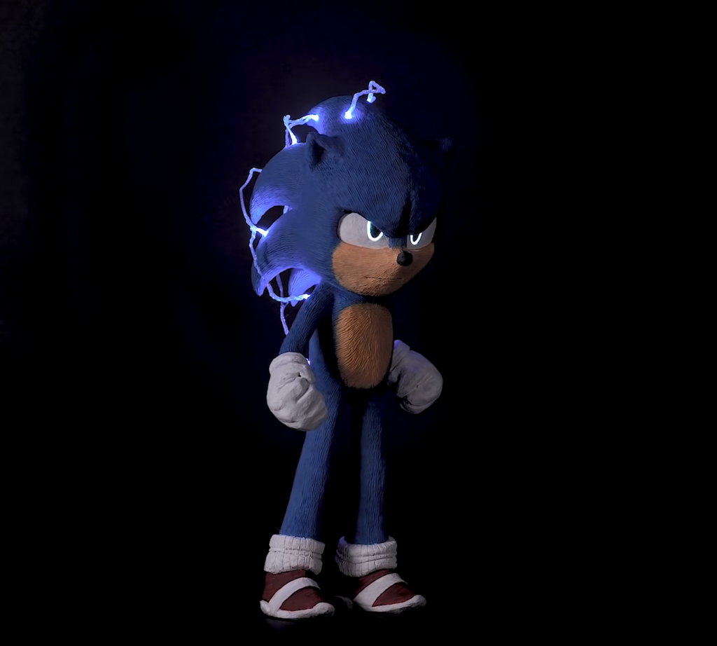 Grâce à un stylo 3D, il construit une statue de Sonic et filme son ...