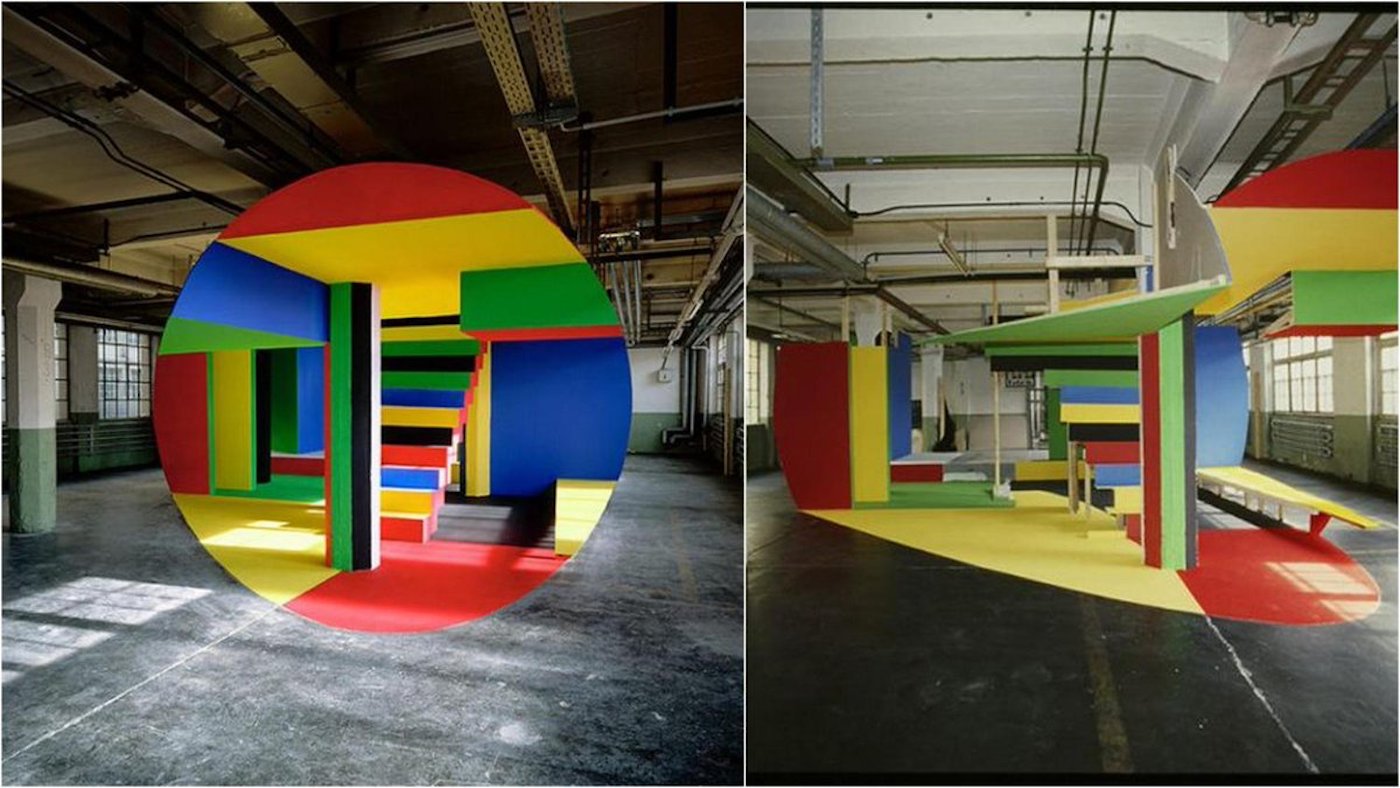 L'artiste Georges Rousse crée des anamorphoses à couper le souffle dans ...