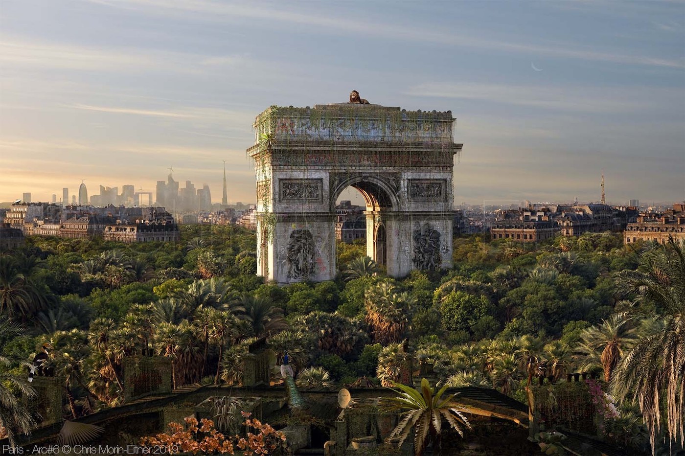 L'artiste Chris Morin-Eitner imagine Paris en véritable jungle ...