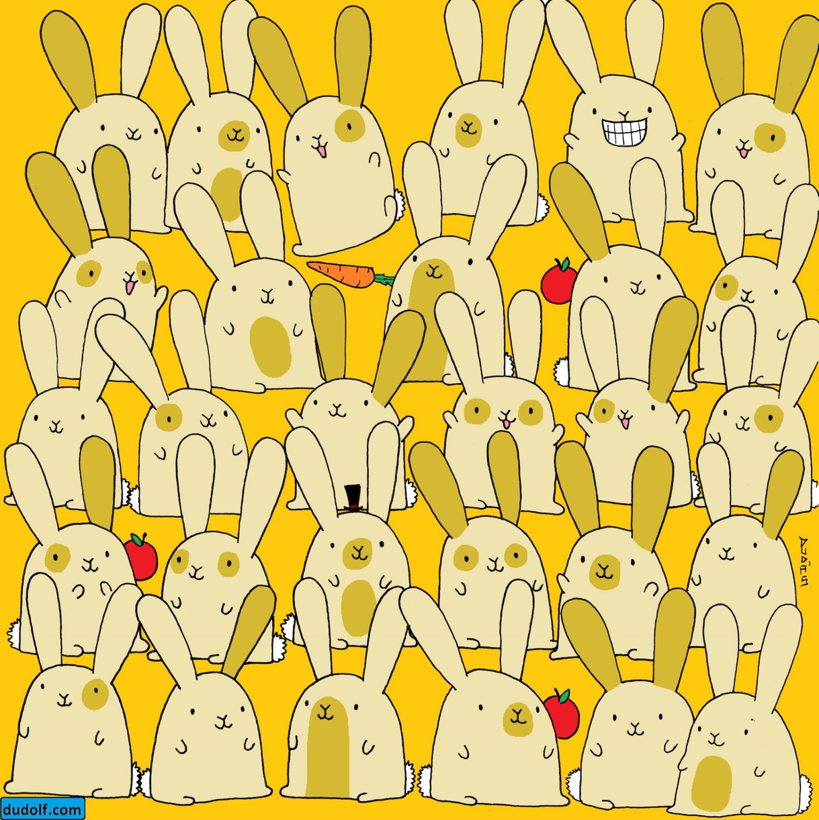 On vous met au défi de retrouver les personnages cachés dans ces 13 dessins