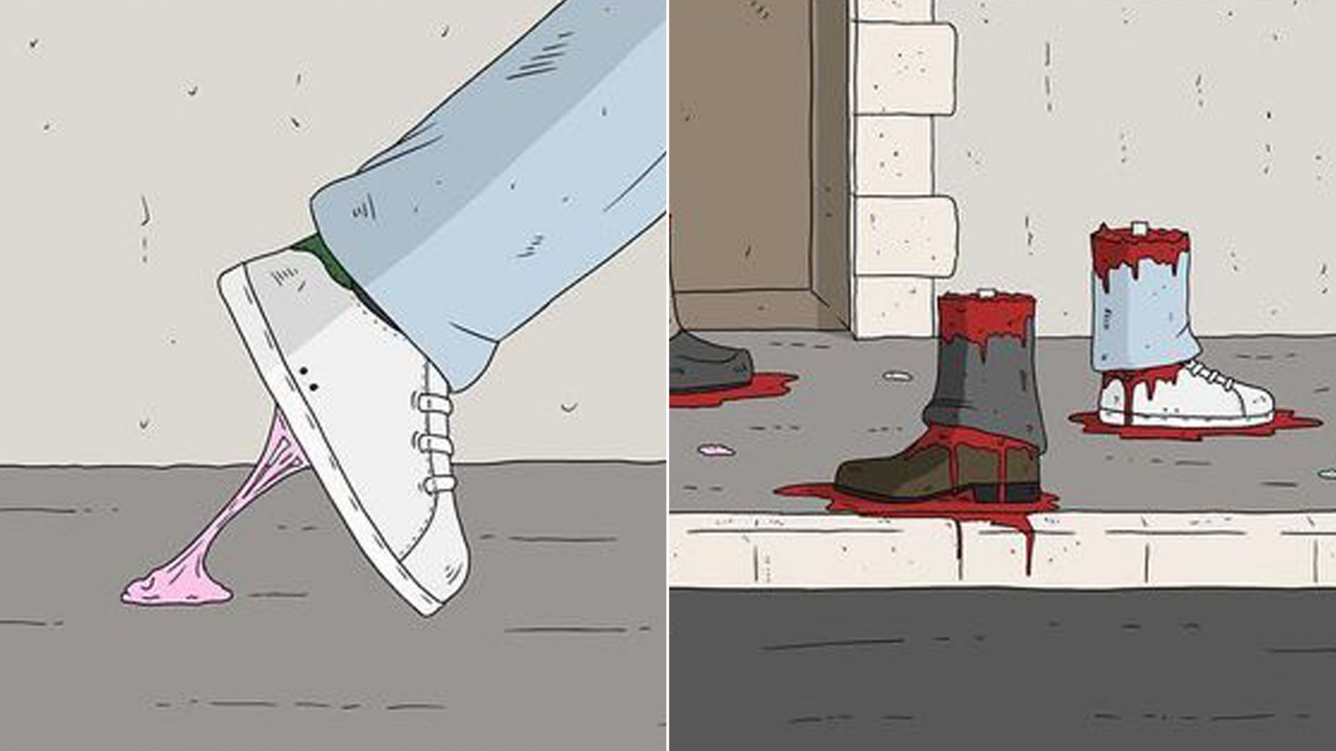 Les mini-BD créatives 100% gore et humour noir de Rémi Lascault - Creapills