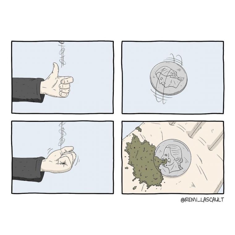 Les mini-BD créatives 100% gore et humour noir de Rémi Lascault