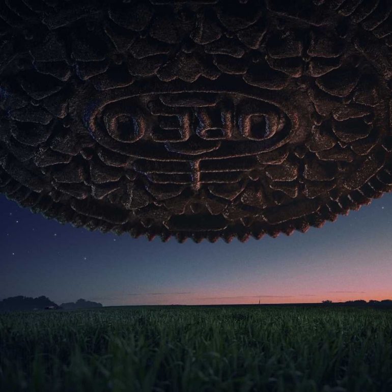 Aux USA, Oreo détourne les crop circles pour faire une offrande aux ...