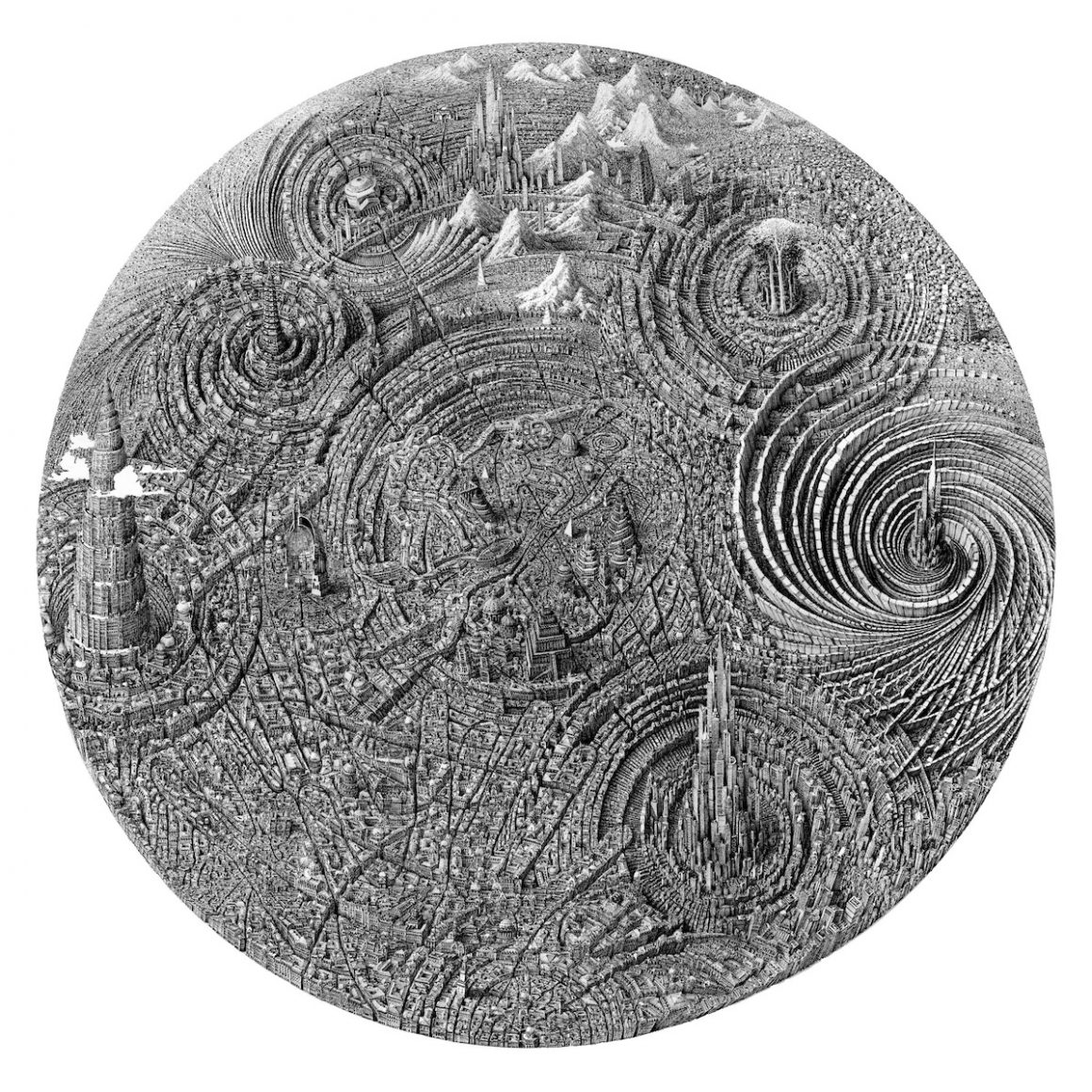 Les illustrations étourdissantes de précision de l'artiste Benjamin Sack