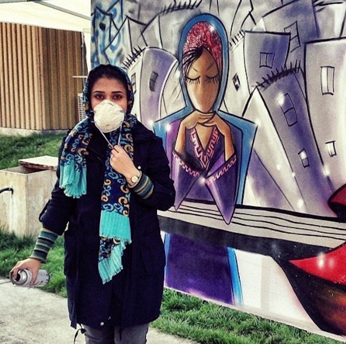 Les créations déchirantes de Shamsia Hassani : première street artiste ...