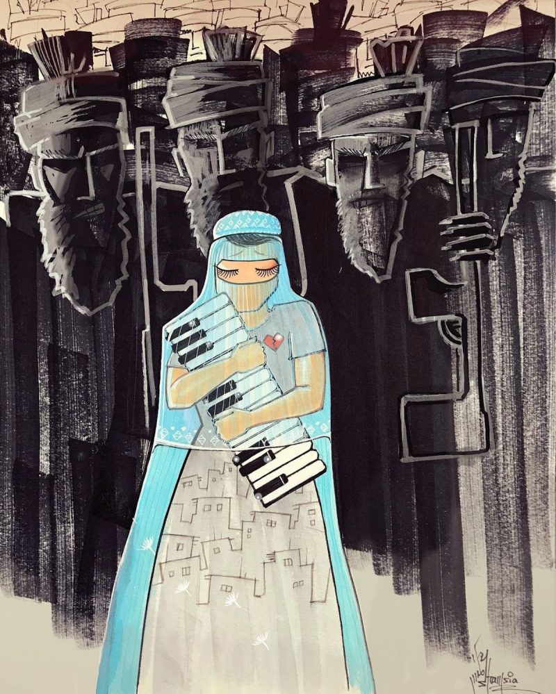Les créations déchirantes de Shamsia Hassani : première street artiste ...