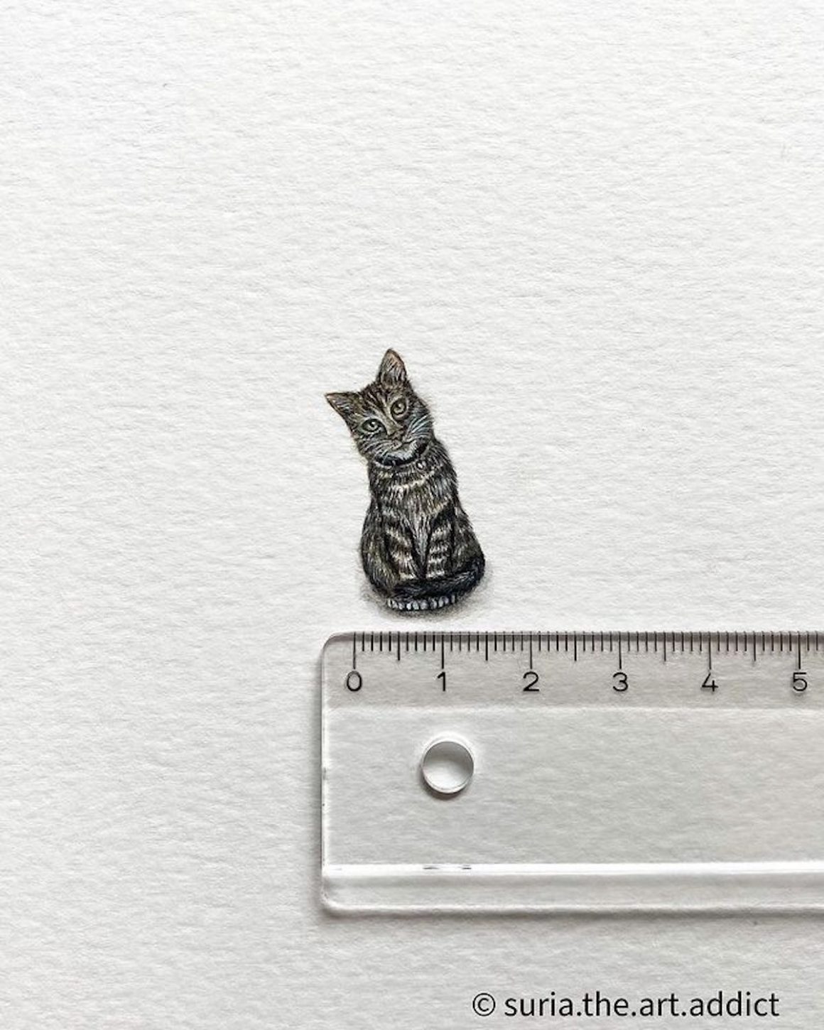 Les adorables aquarelles miniatures (et millimétrées) de Suria Prabha
