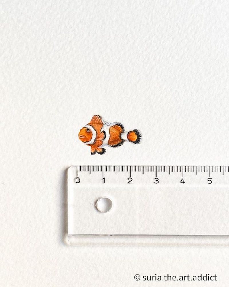 Les adorables aquarelles miniatures (et millimétrées) de Suria Prabha