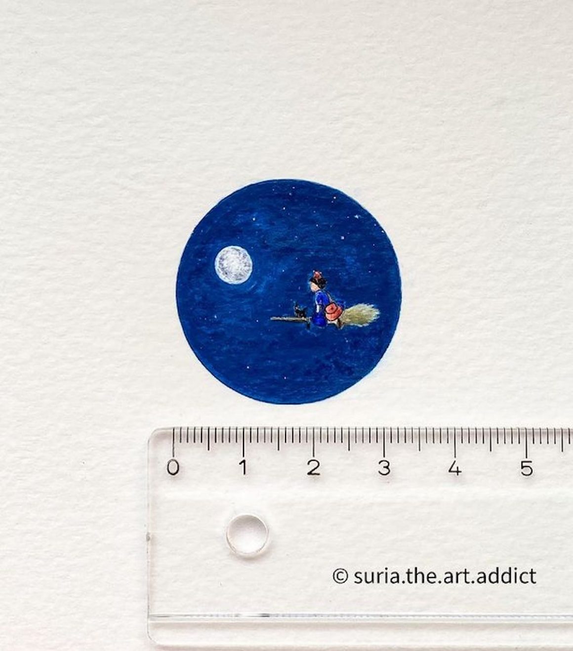 Les adorables aquarelles miniatures (et millimétrées) de Suria Prabha