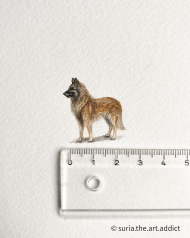 Les adorables aquarelles miniatures (et millimétrées) de Suria Prabha