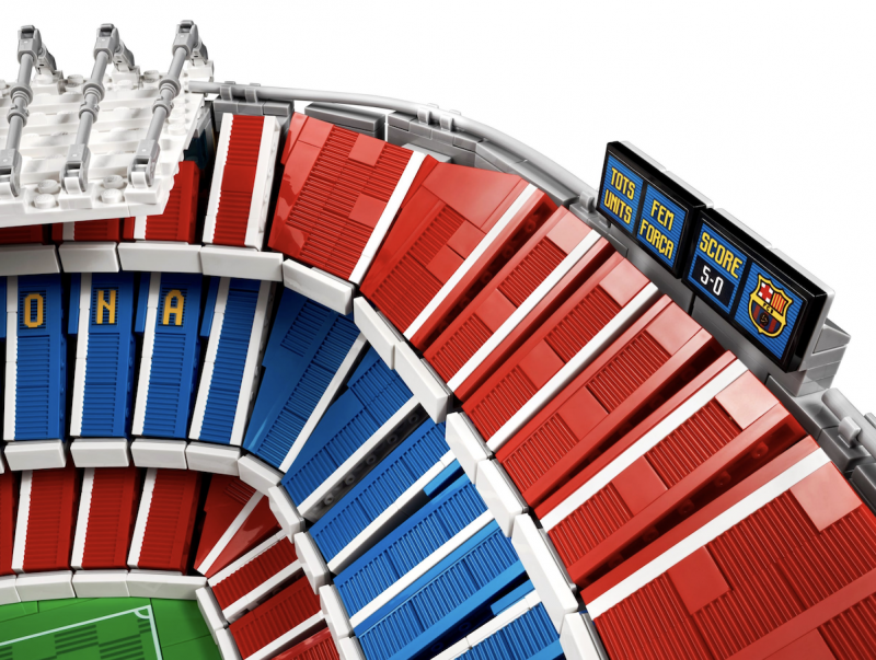 LEGO commercialise le stade du Camp Nou pour les fans du FC Barcelone ...