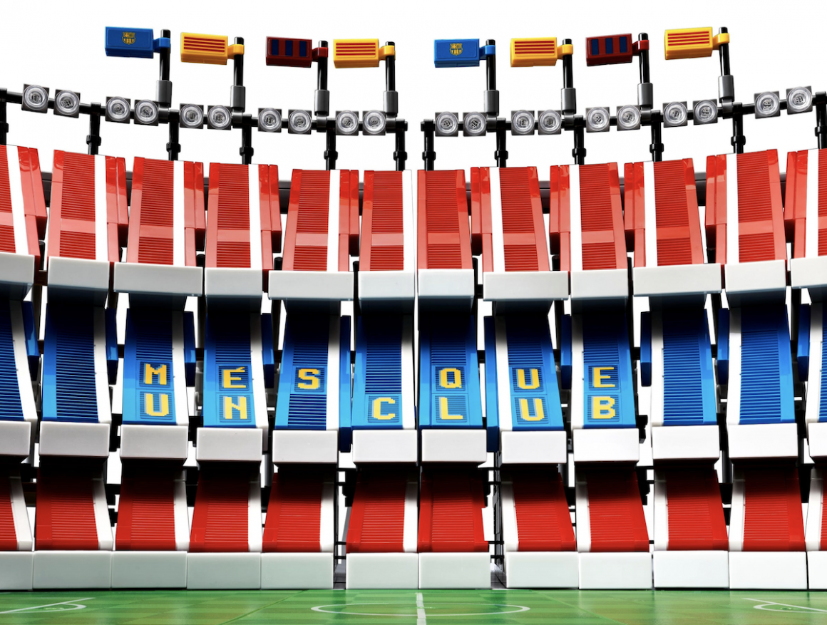 LEGO commercialise le stade du Camp Nou pour les fans du FC Barcelone ...