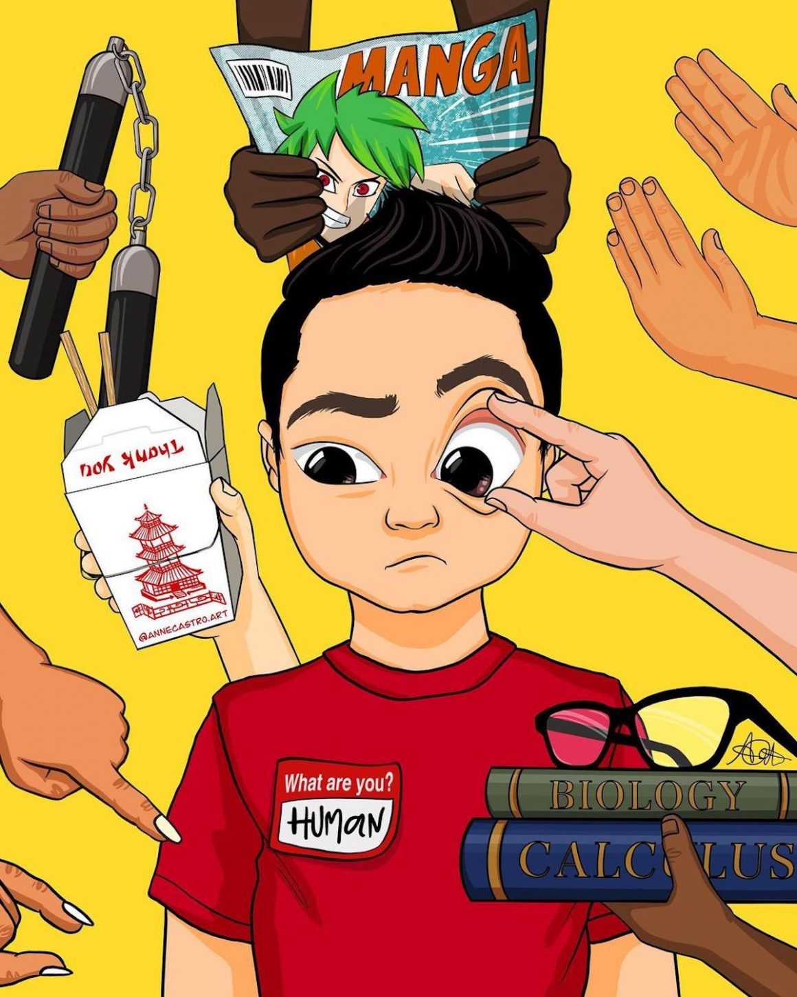 Les préjugés mis en images par la jeune illustratrice Anne Castro ...