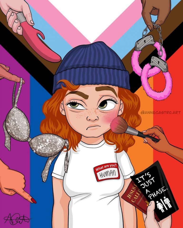 Les préjugés mis en images par la jeune illustratrice Anne Castro