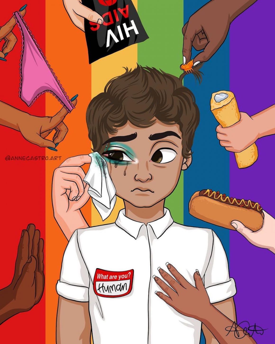 Les préjugés mis en images par la jeune illustratrice Anne Castro