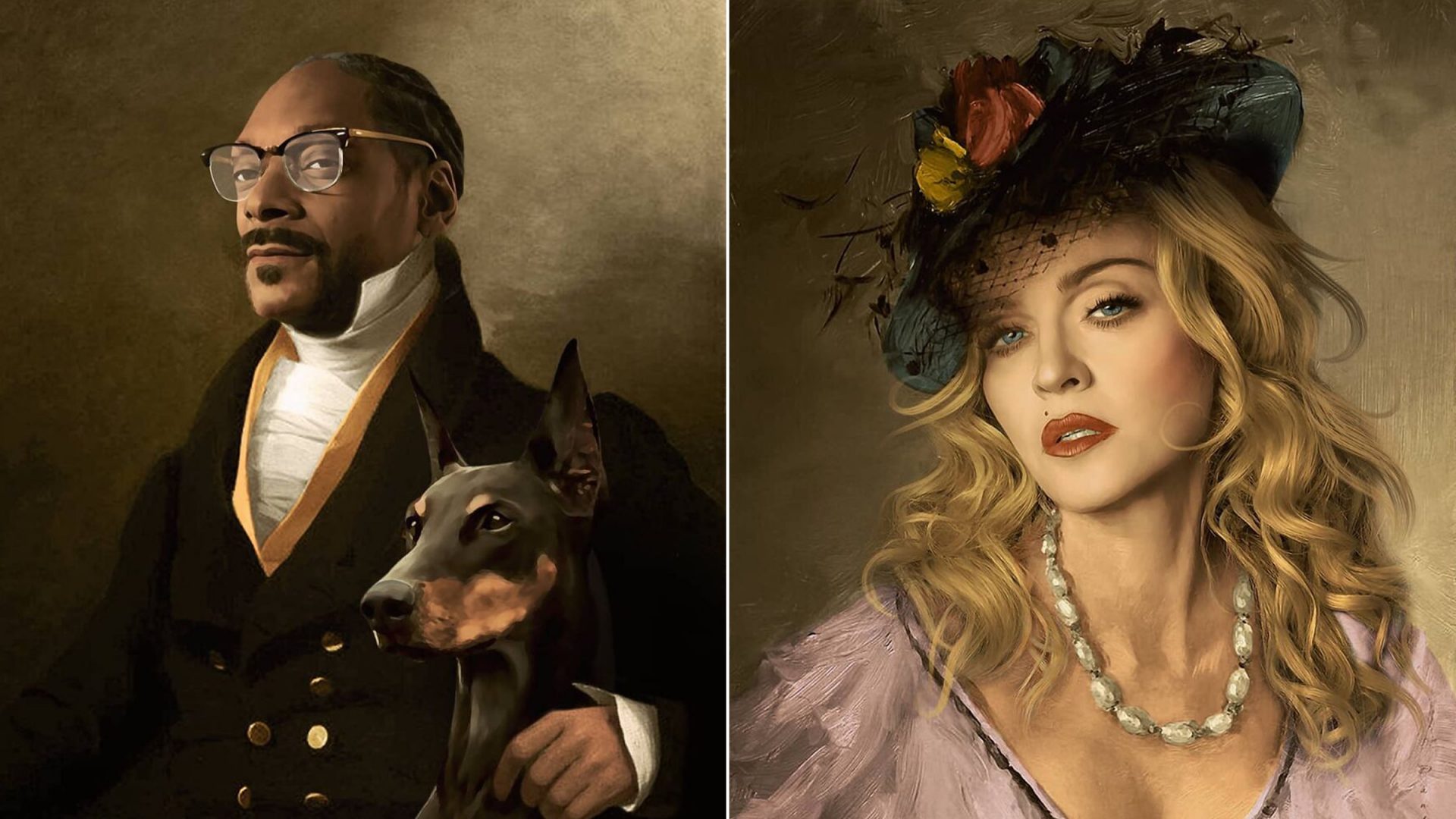 L'artiste Kyès insère les célébrités dans des peintures classiques