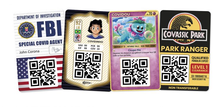 Ils customisent les pass sanitaires façon cartes Pokémon et plus encore